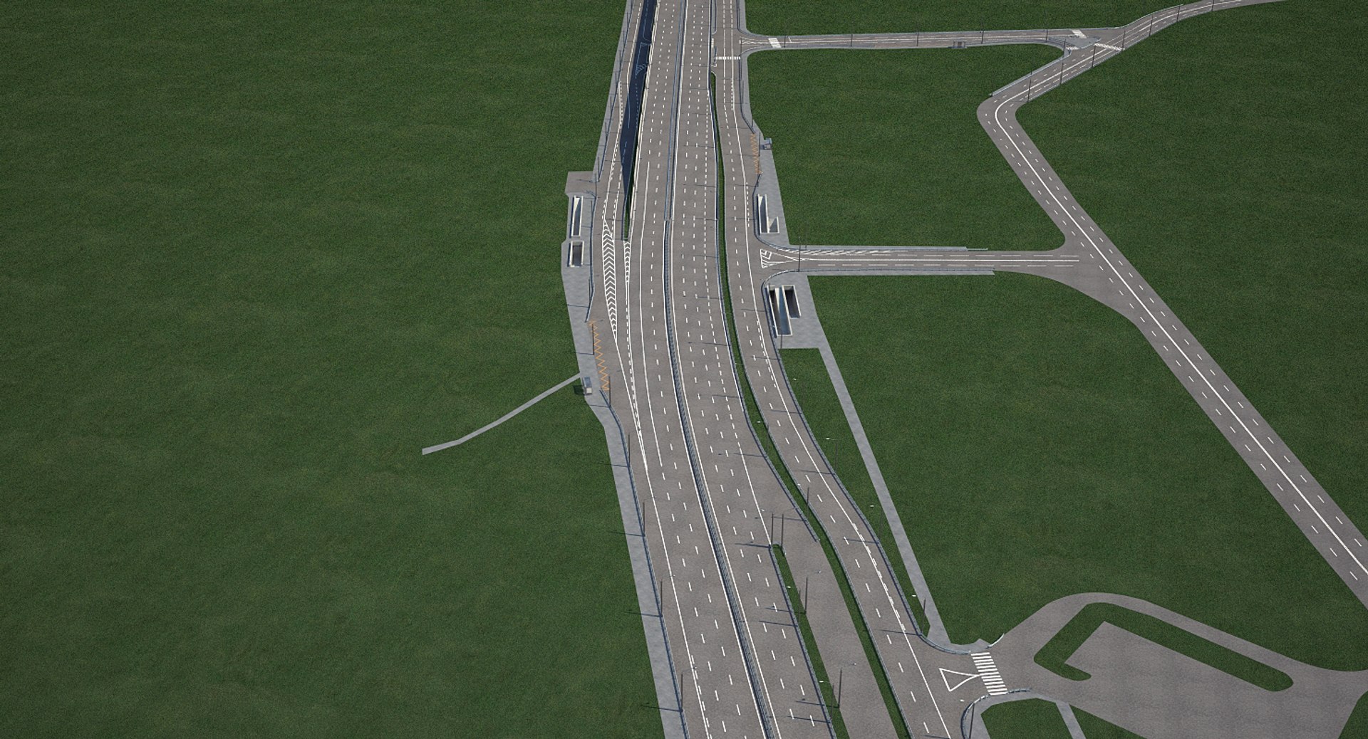 Highway road 3D model | 1145685 | TurboSquid