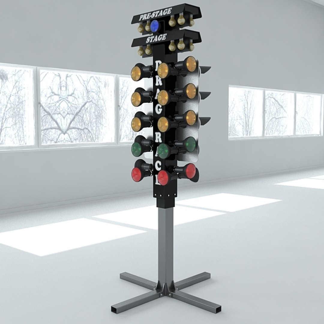 3D Drag Racing Christmas Tree Model - TurboSquid 1191667