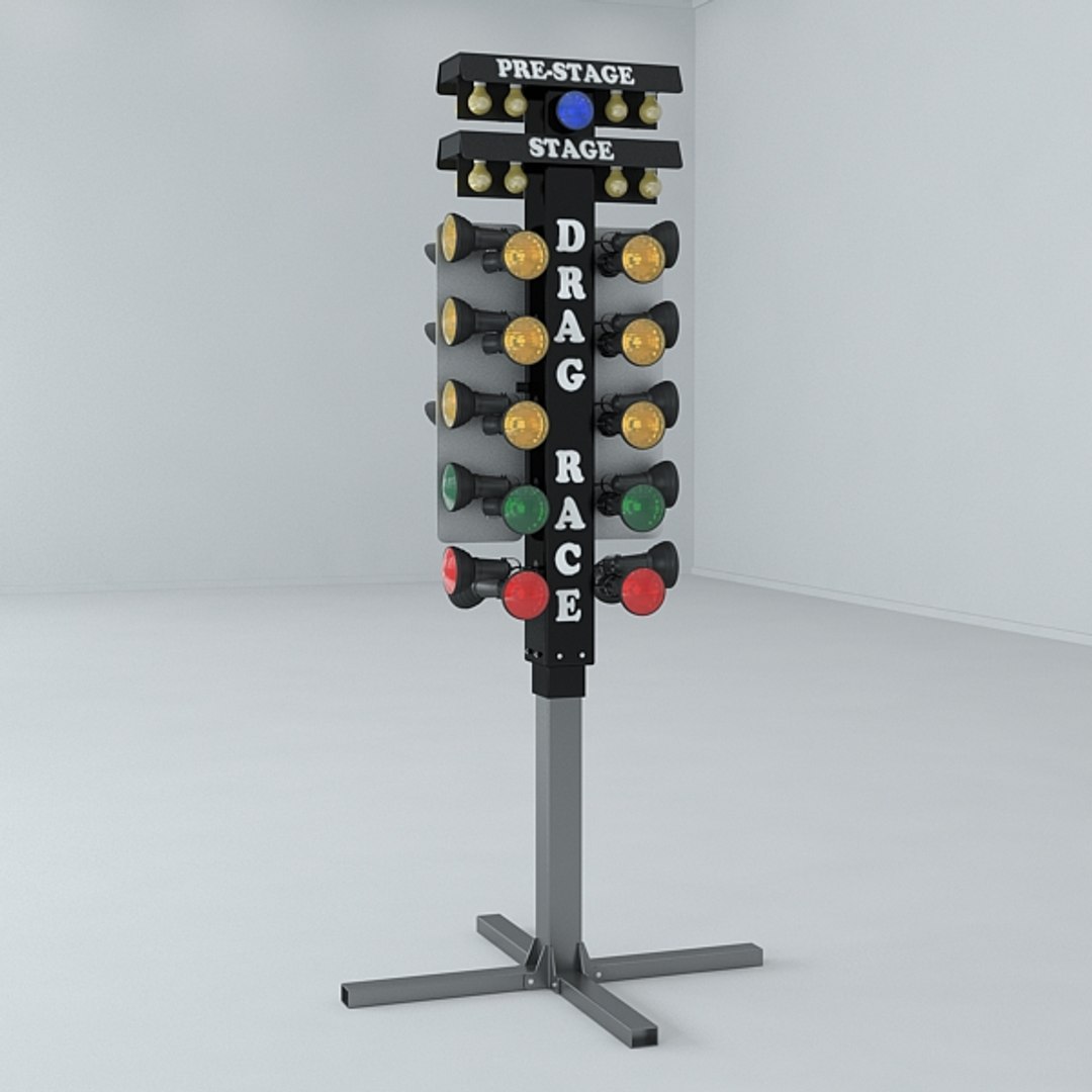 3D Drag Racing Christmas Tree Model - TurboSquid 1191667