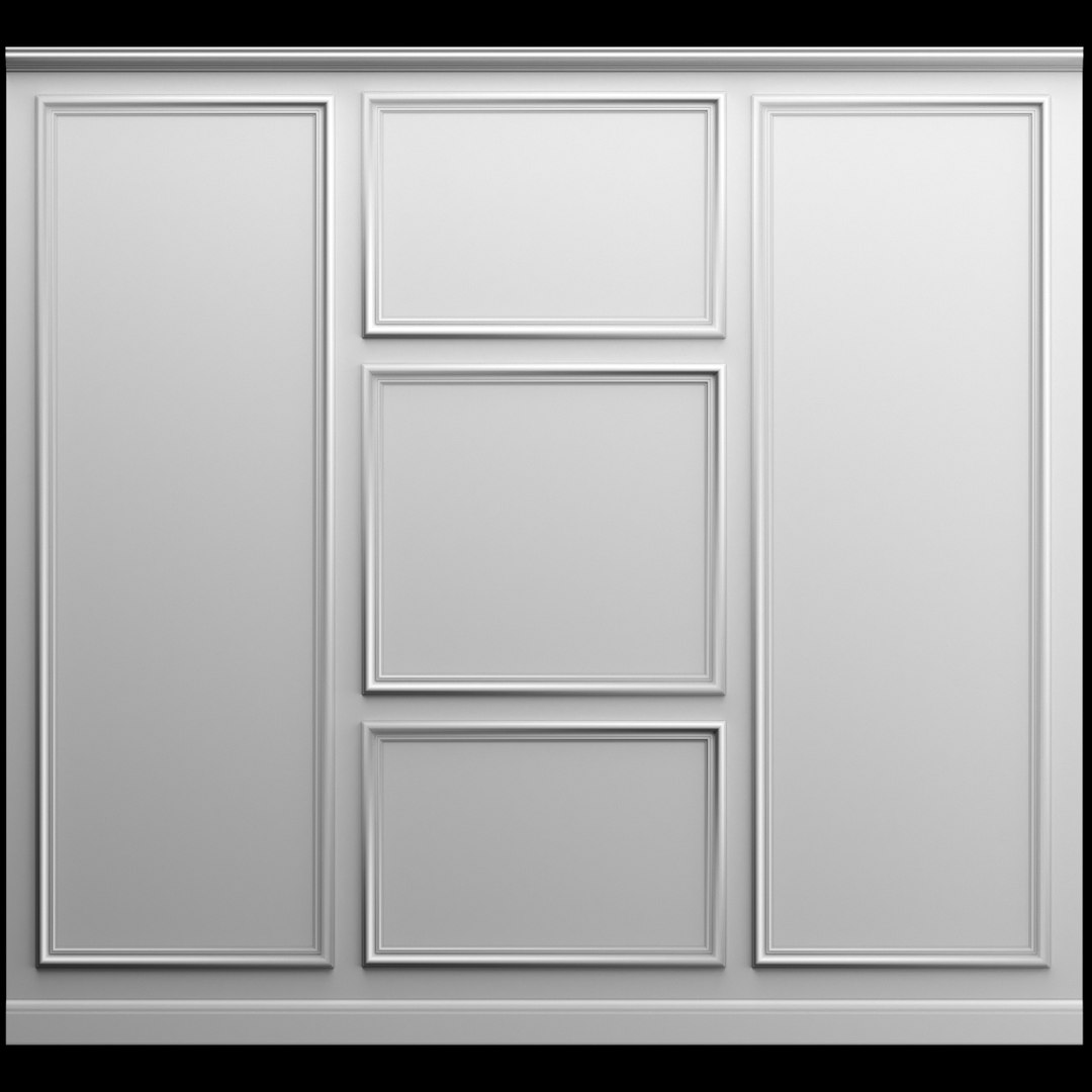 3D Molding Wall - TurboSquid 1486288