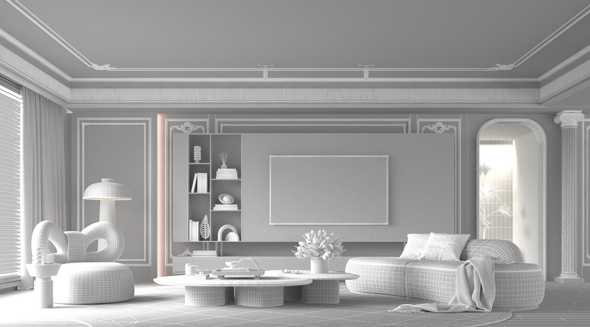 G5-French Luxury Interior Scene by 3dmax model - TurboSquid 2074376