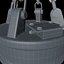 3d Model Industrial Magnet Crane