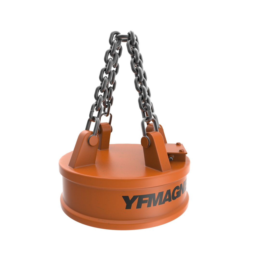 3d Model Industrial Magnet Crane