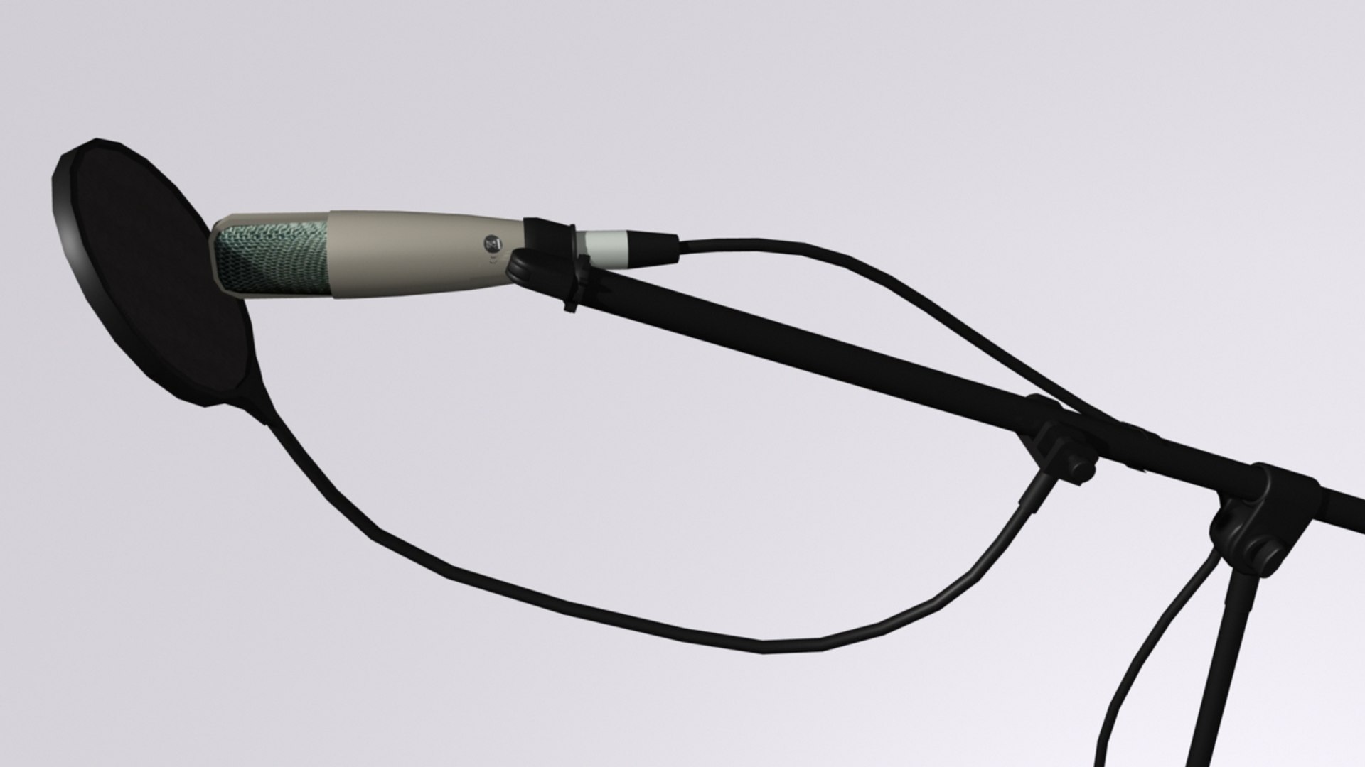 3D Microphone Stand Model - TurboSquid 1519272