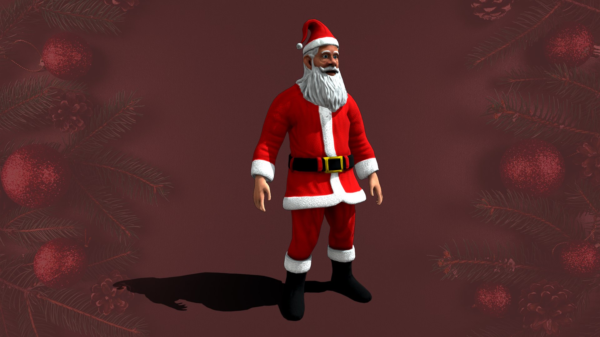 3D Model Santa Claus - TurboSquid 1862932