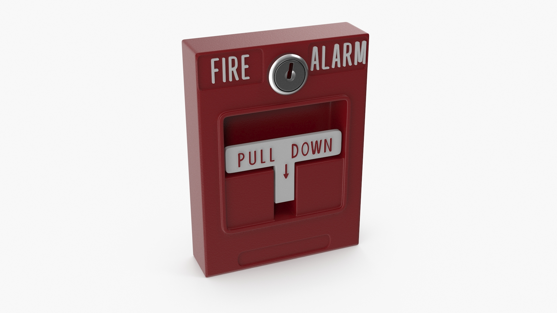 3D Pull Down Fire Alarm Model - TurboSquid 2115627