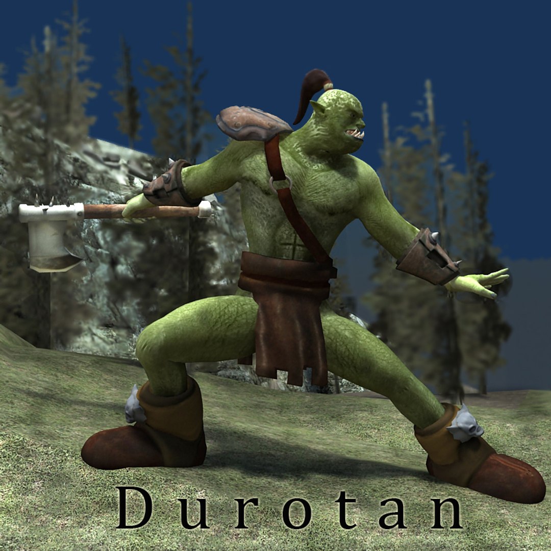 3d Character Shugrat Orcs Model