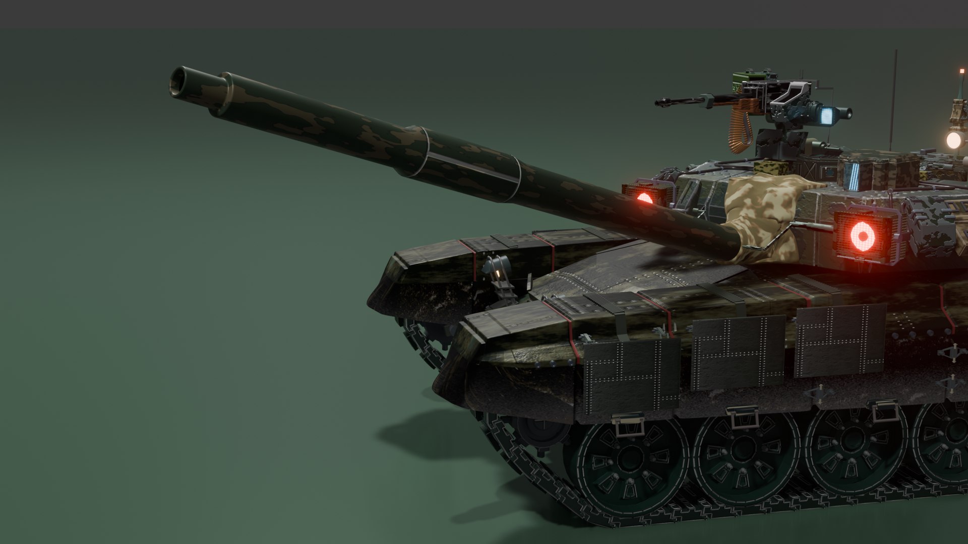 Tank T-90 3D Model - TurboSquid 2196653