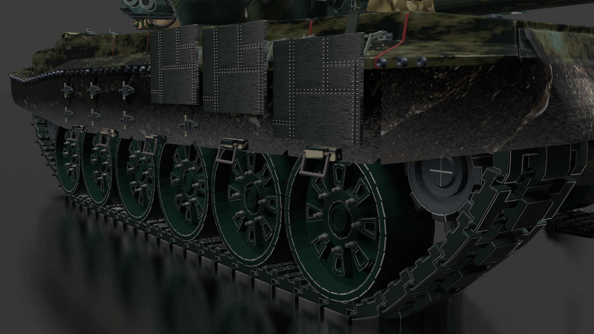 Tank T-90 3D Model - TurboSquid 2196653
