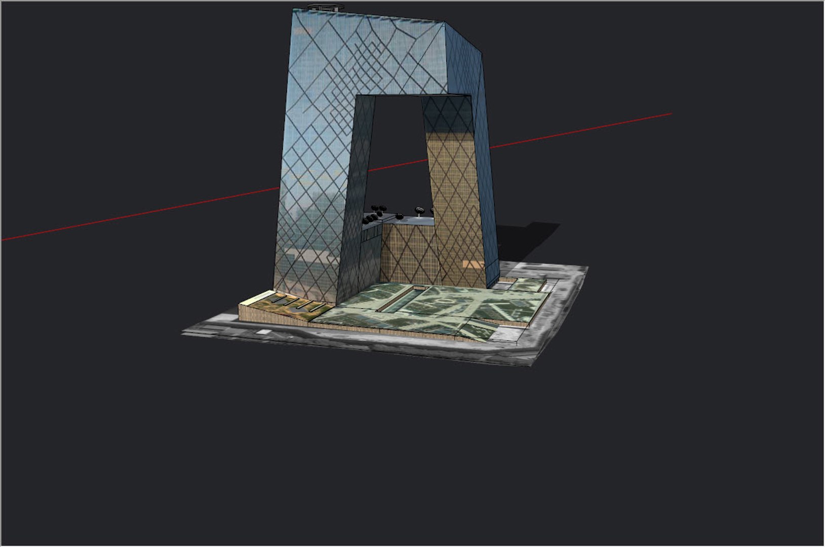 3d Cctv Headquarters Oma Architects