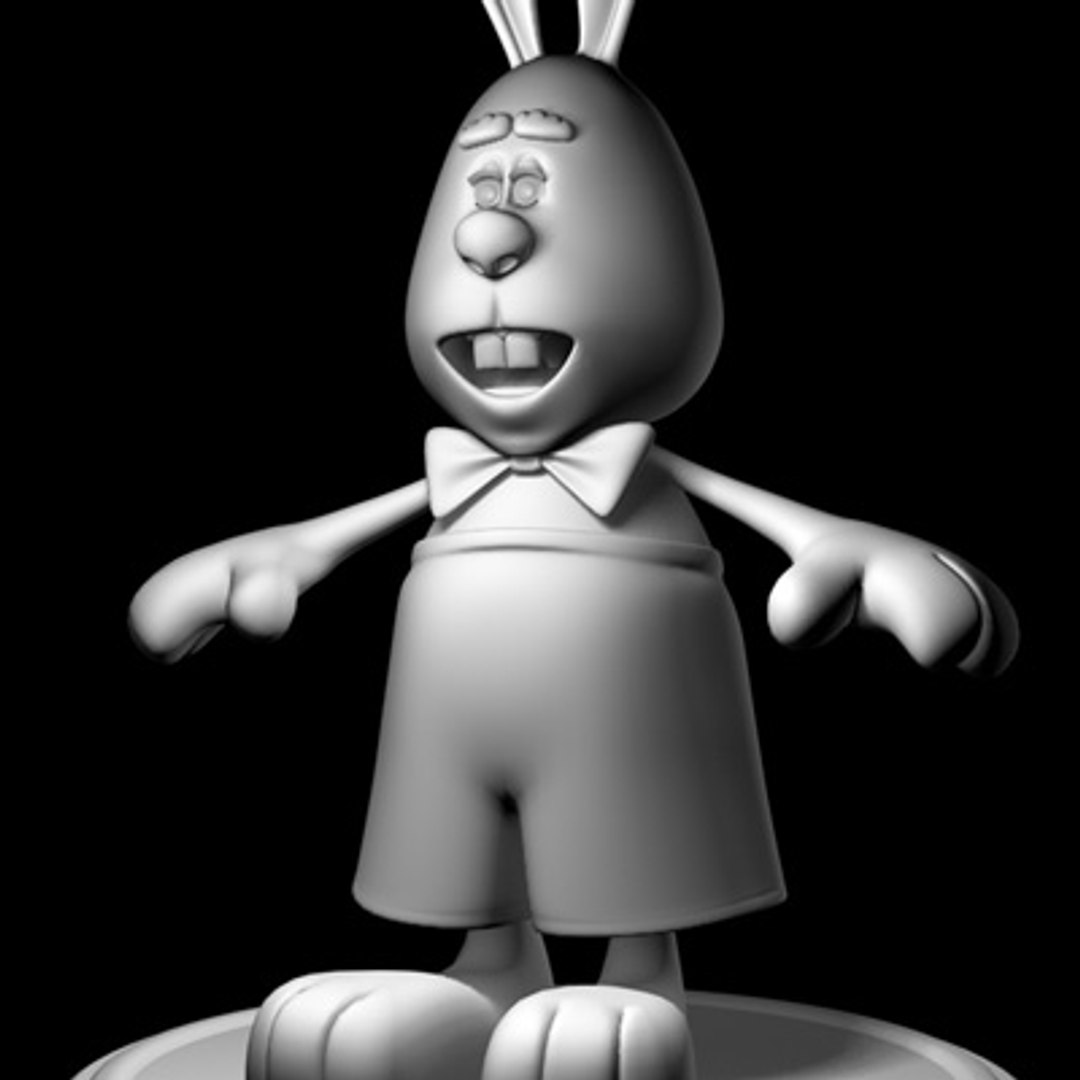 Cartoon Rabbit 3d C4d