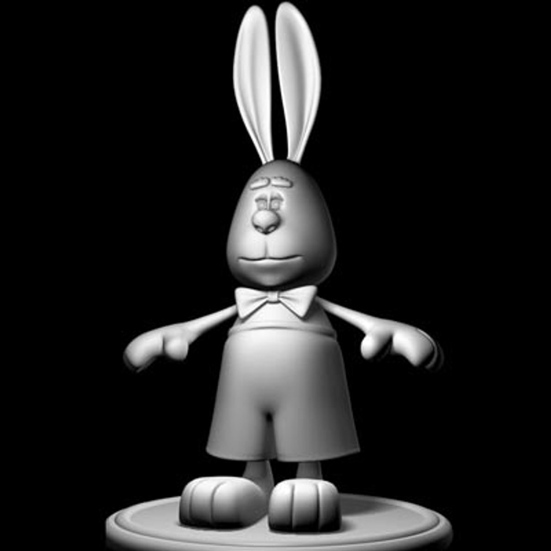 Cartoon Rabbit 3d C4d