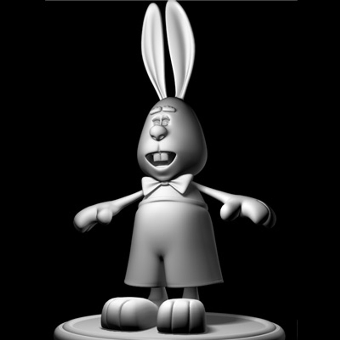 Cartoon Rabbit 3d C4d