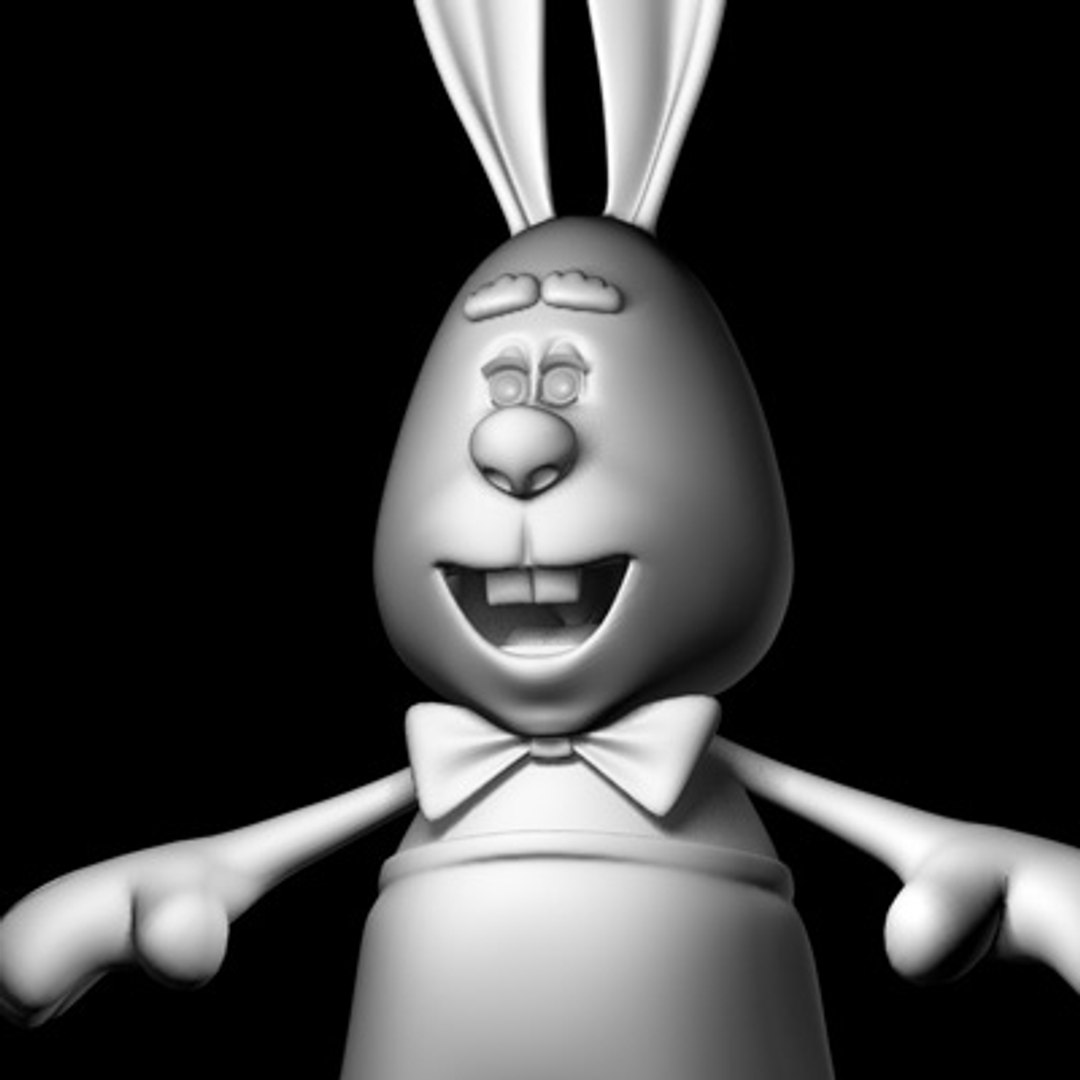 Cartoon Rabbit 3d C4d