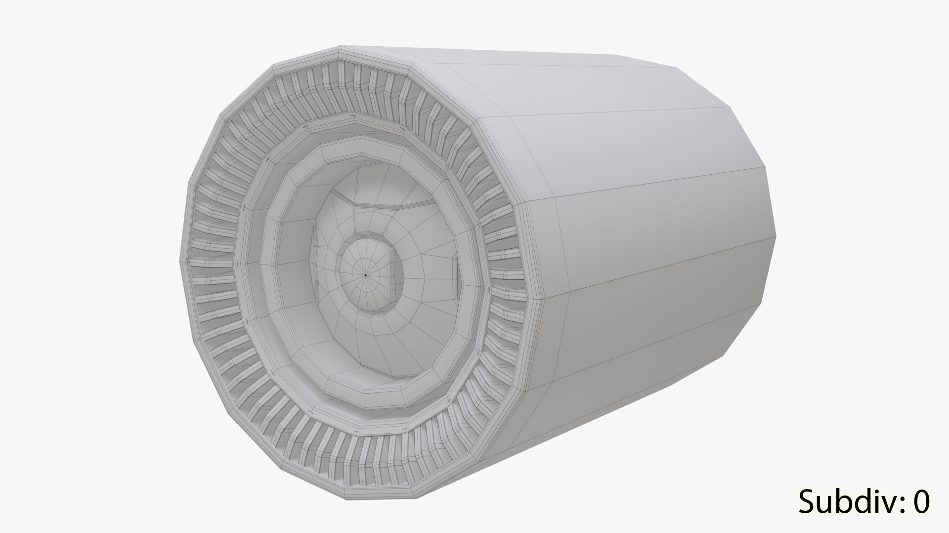 Engine Turbine Intake 3D Model - TurboSquid 1717778