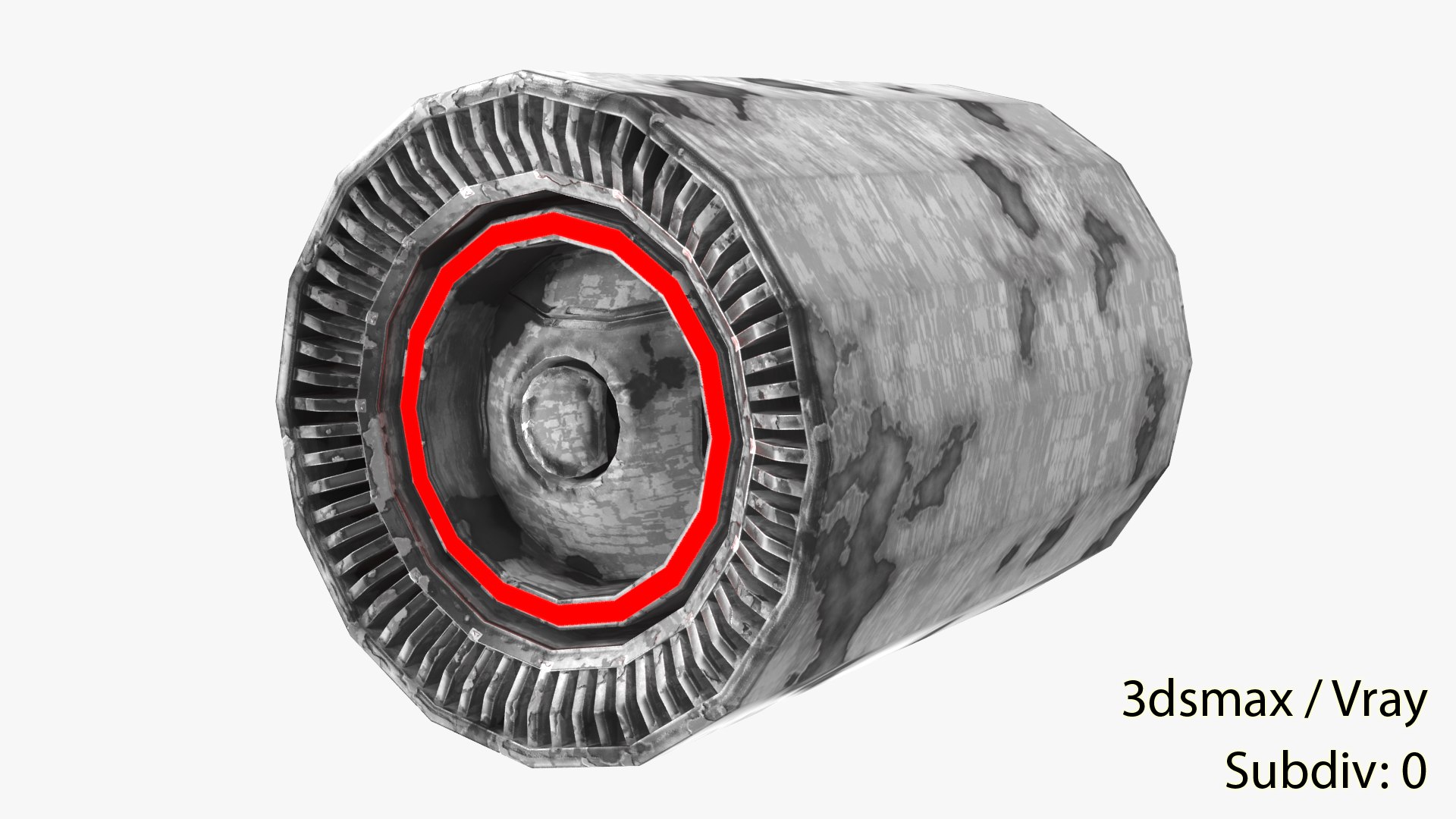 Engine Turbine Intake 3D Model - TurboSquid 1717778