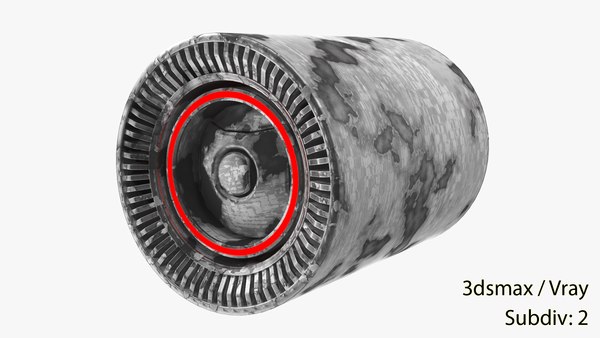 Engine Turbine Intake 3D model - TurboSquid 1717778