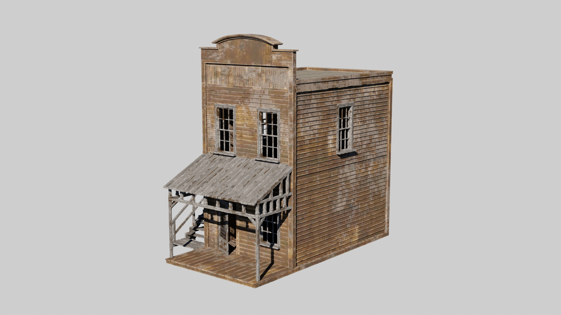 3D Western House Wst12 Model - TurboSquid 2079796