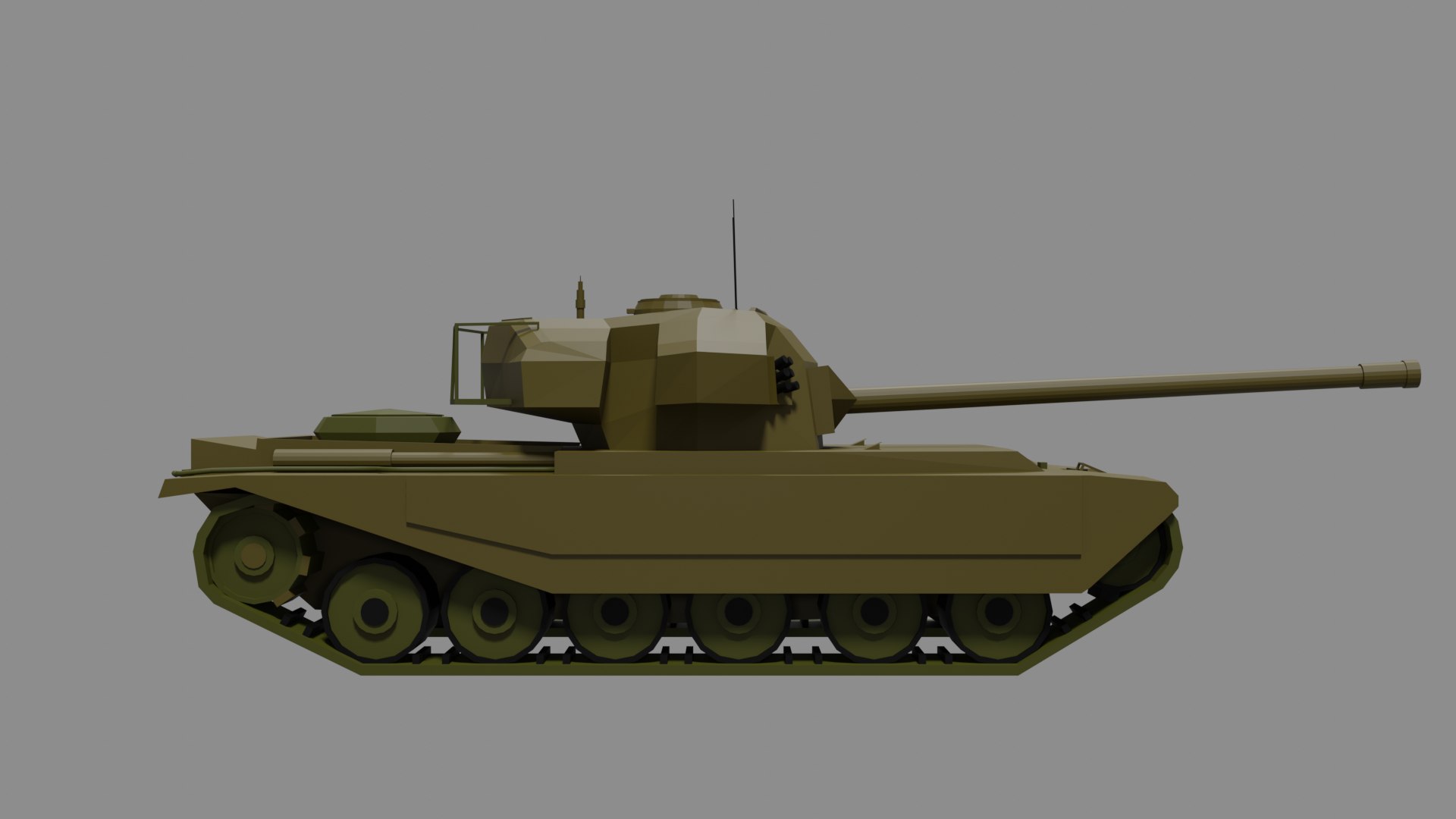 Free 3D Simple Tank Centurion - TurboSquid 1522945