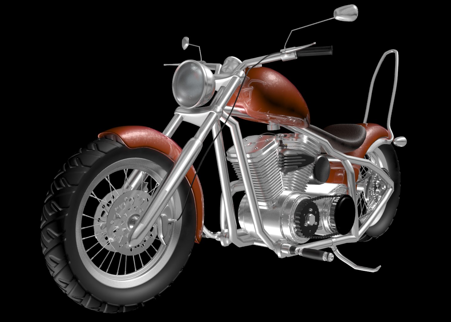 Motorbike 3d Obj