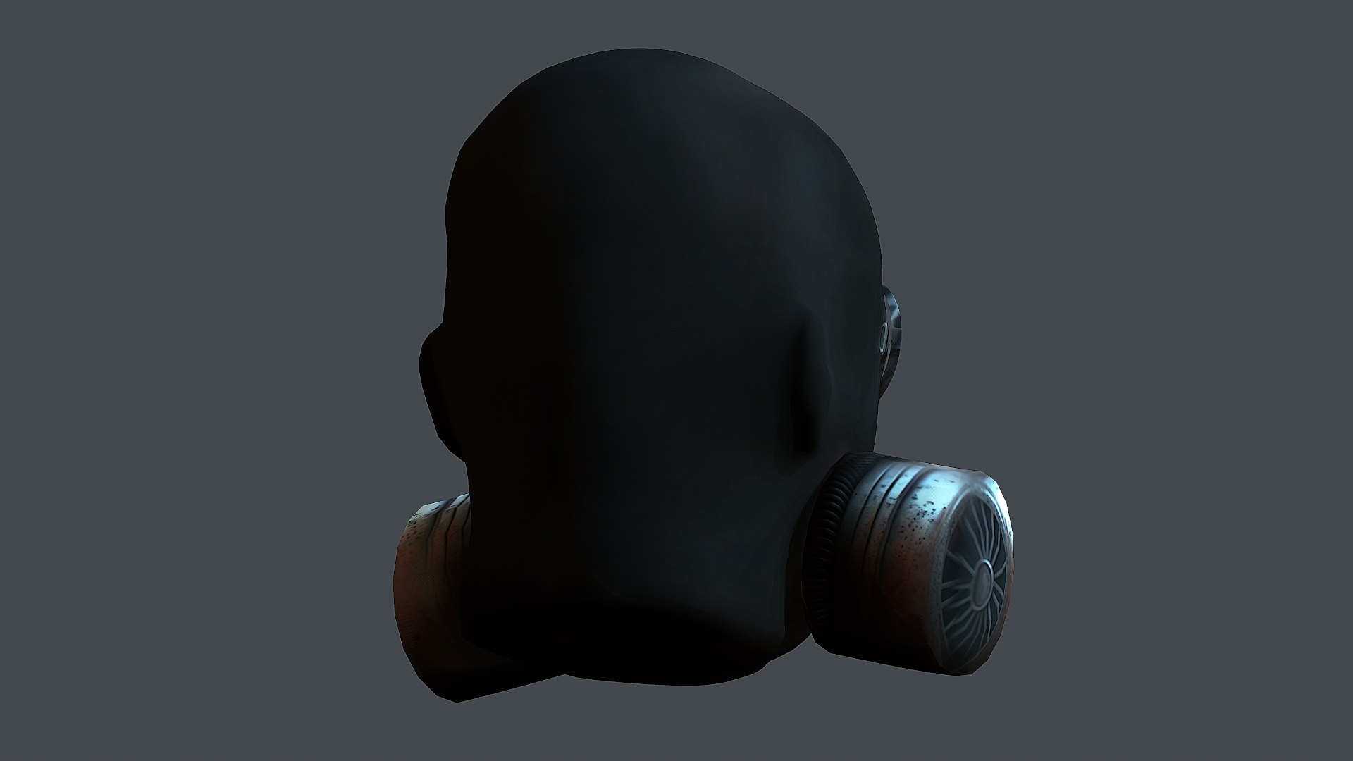 3D Gas Mask Protection Futuristic Isolated Equipment - TurboSquid 2021101