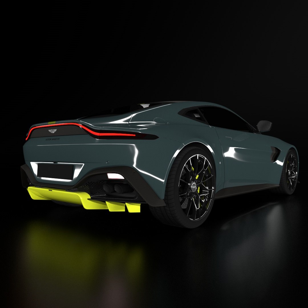 3D Model Aston Martin Vantage AMR - TurboSquid 2296846