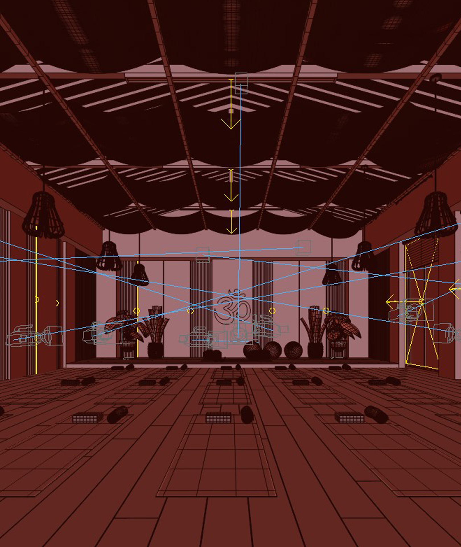 Yoga Studio Interior 3D model - TurboSquid 1810814