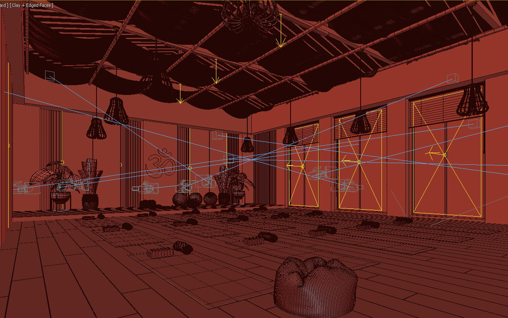 modèle 3D de Intérieur de studio de yoga - TurboSquid 1810814