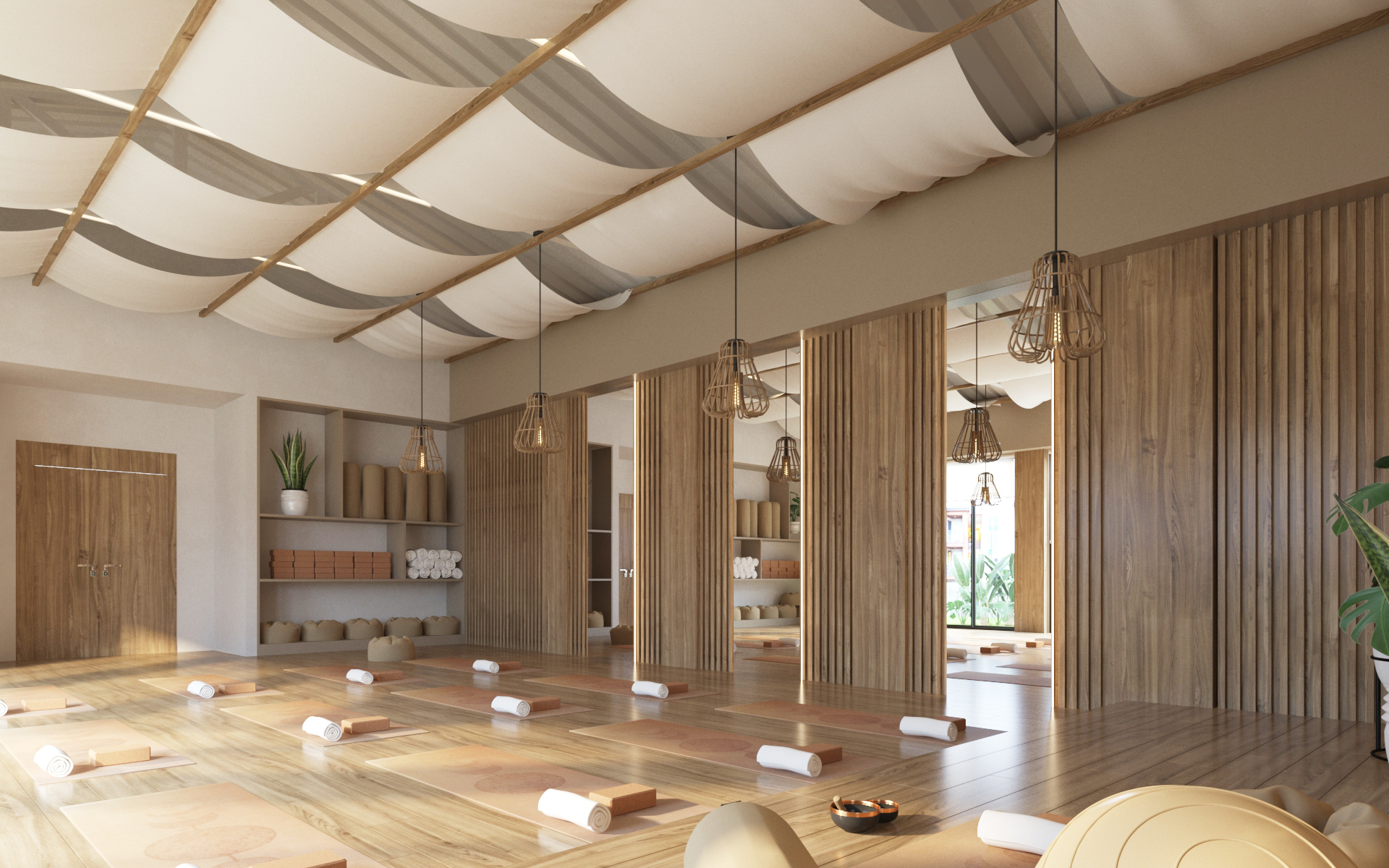 modèle 3D de Intérieur de studio de yoga - TurboSquid 1810814