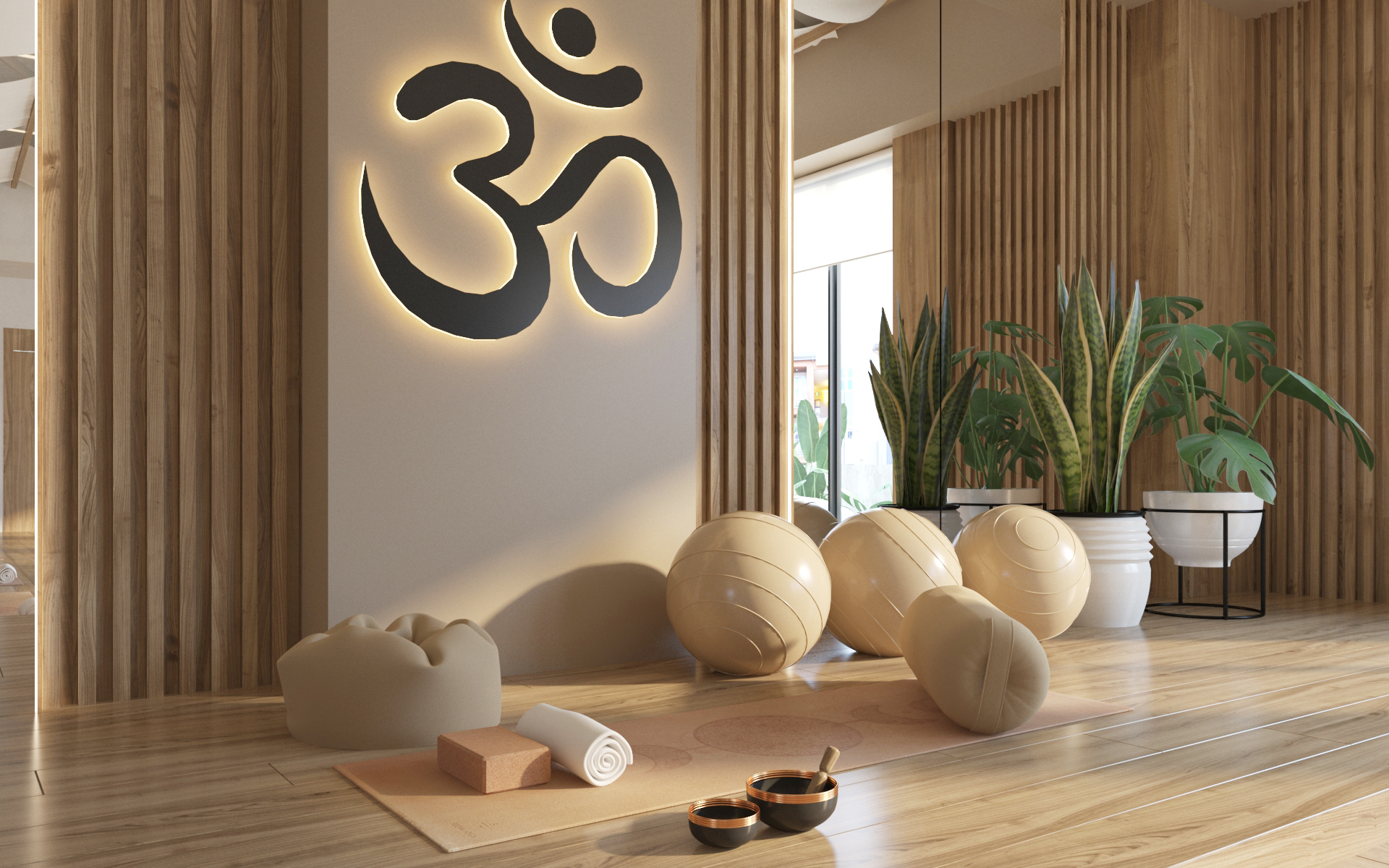 modèle 3D de Intérieur de studio de yoga - TurboSquid 1810814