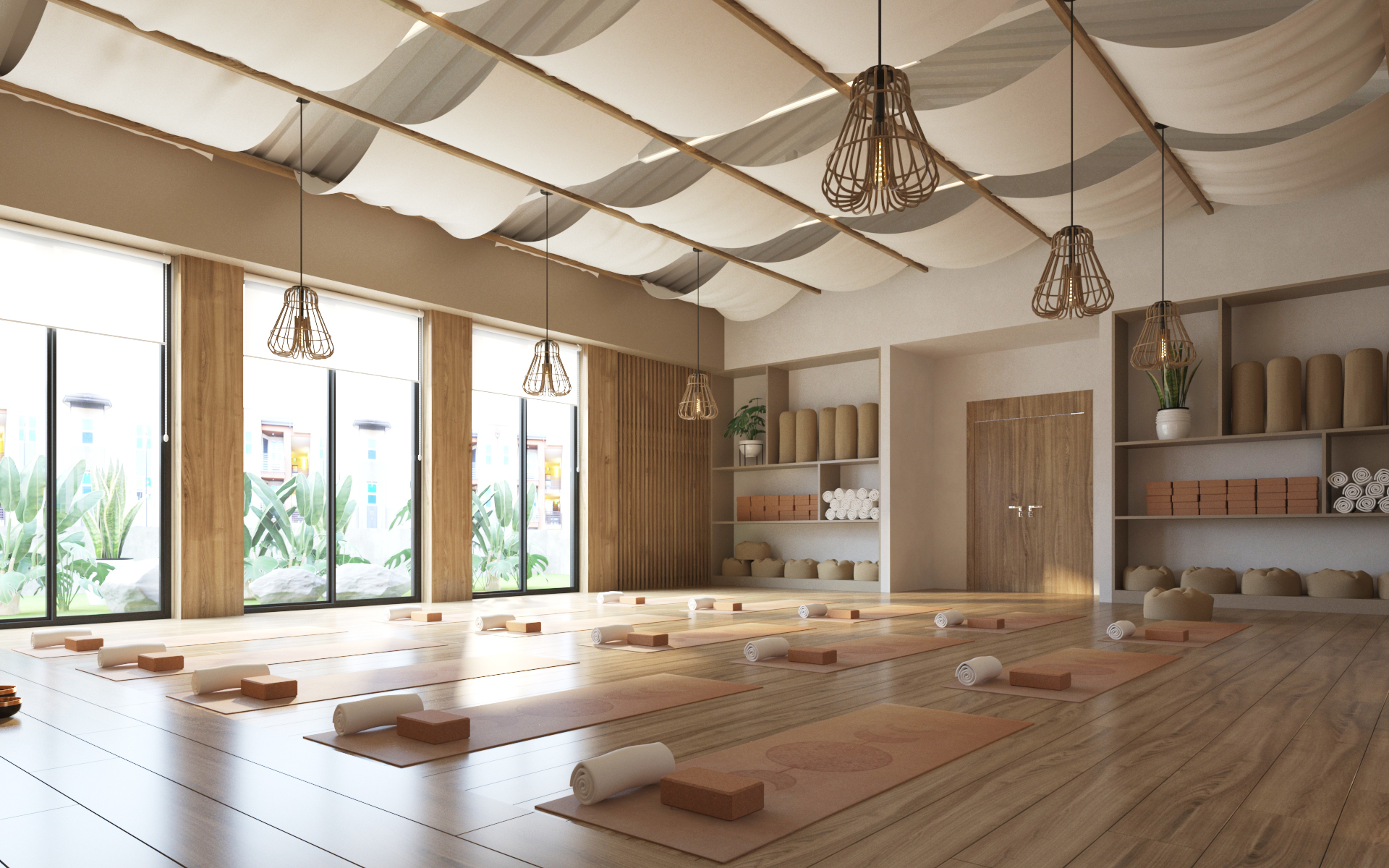 modèle 3D de Intérieur de studio de yoga - TurboSquid 1810814