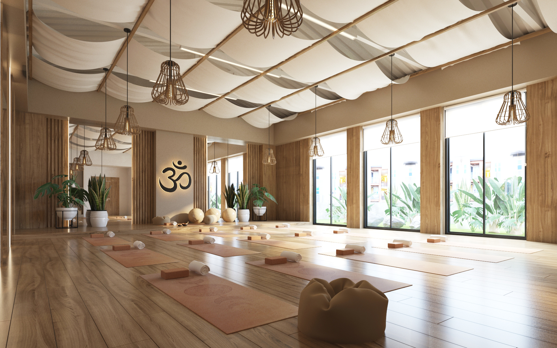 modèle 3D de Intérieur de studio de yoga - TurboSquid 1810814