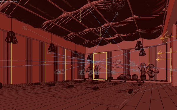 modèle 3D de Intérieur de studio de yoga - TurboSquid 1810814