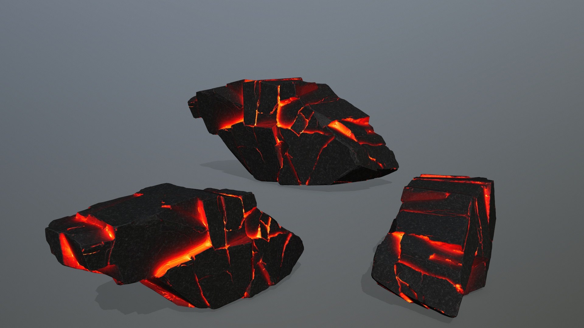 3D lava rocks - TurboSquid 1830516