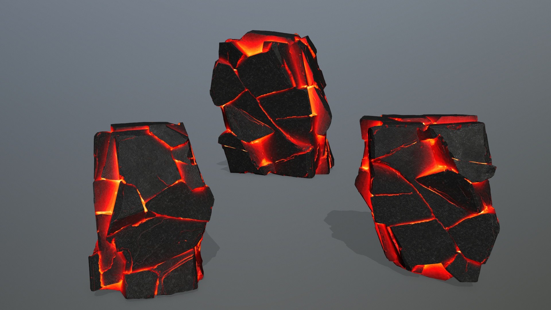 3D lava rocks - TurboSquid 1830516