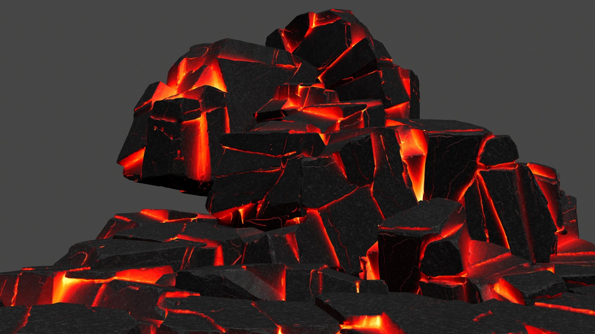 3D lava rocks - TurboSquid 1830516