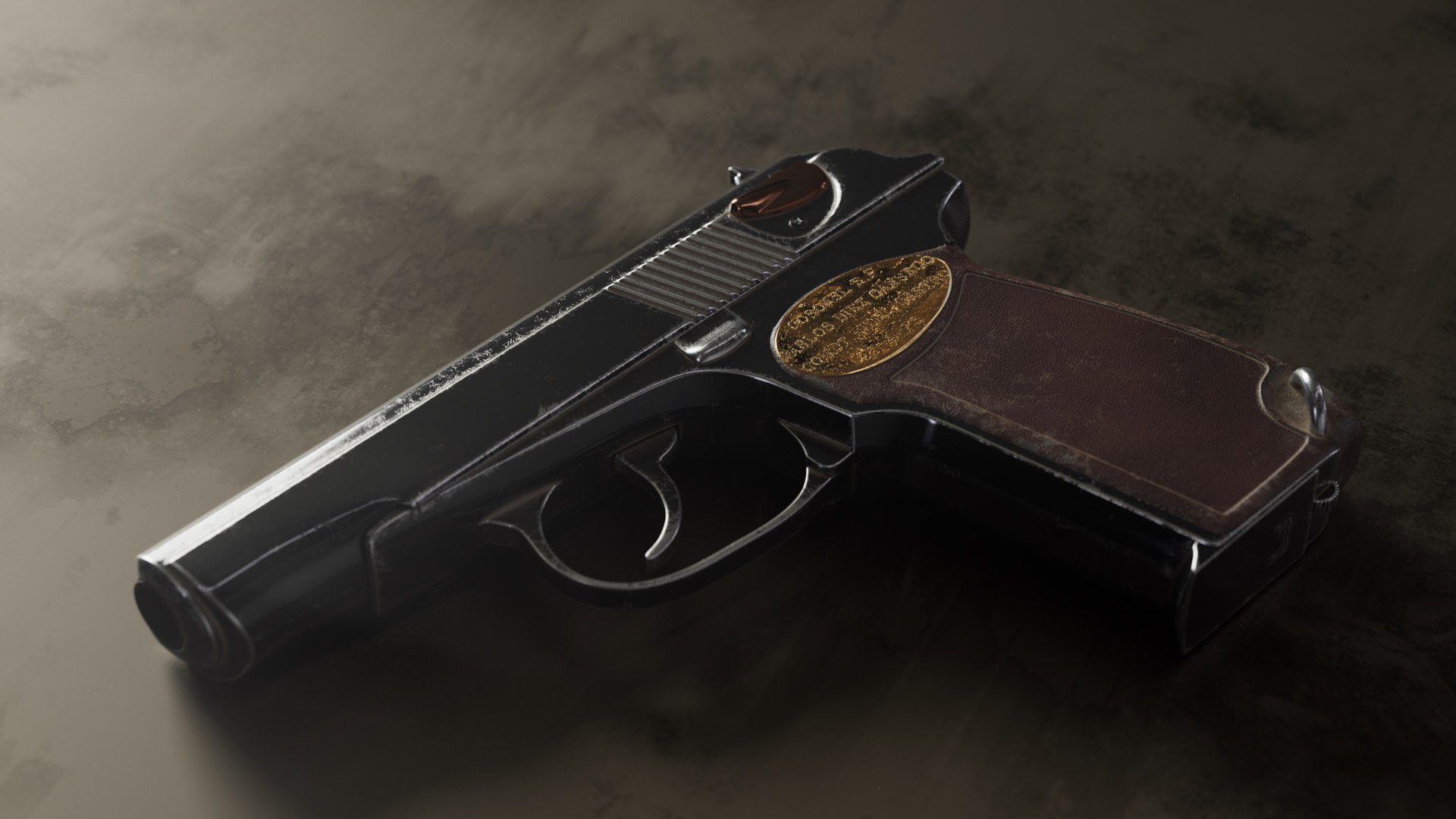 3D Makarov Pistol Model - TurboSquid 1436351