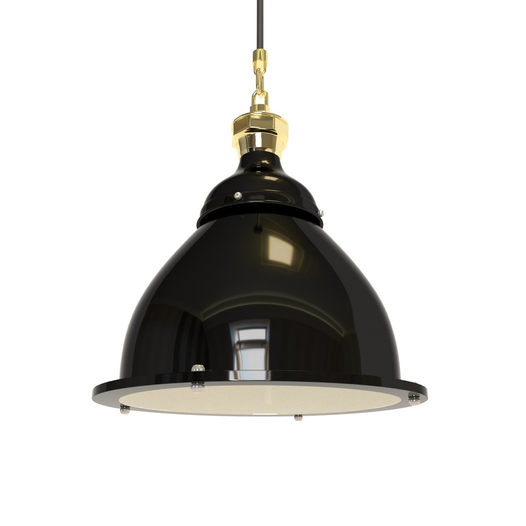 3D hanging industrial lamp model - TurboSquid 1406850