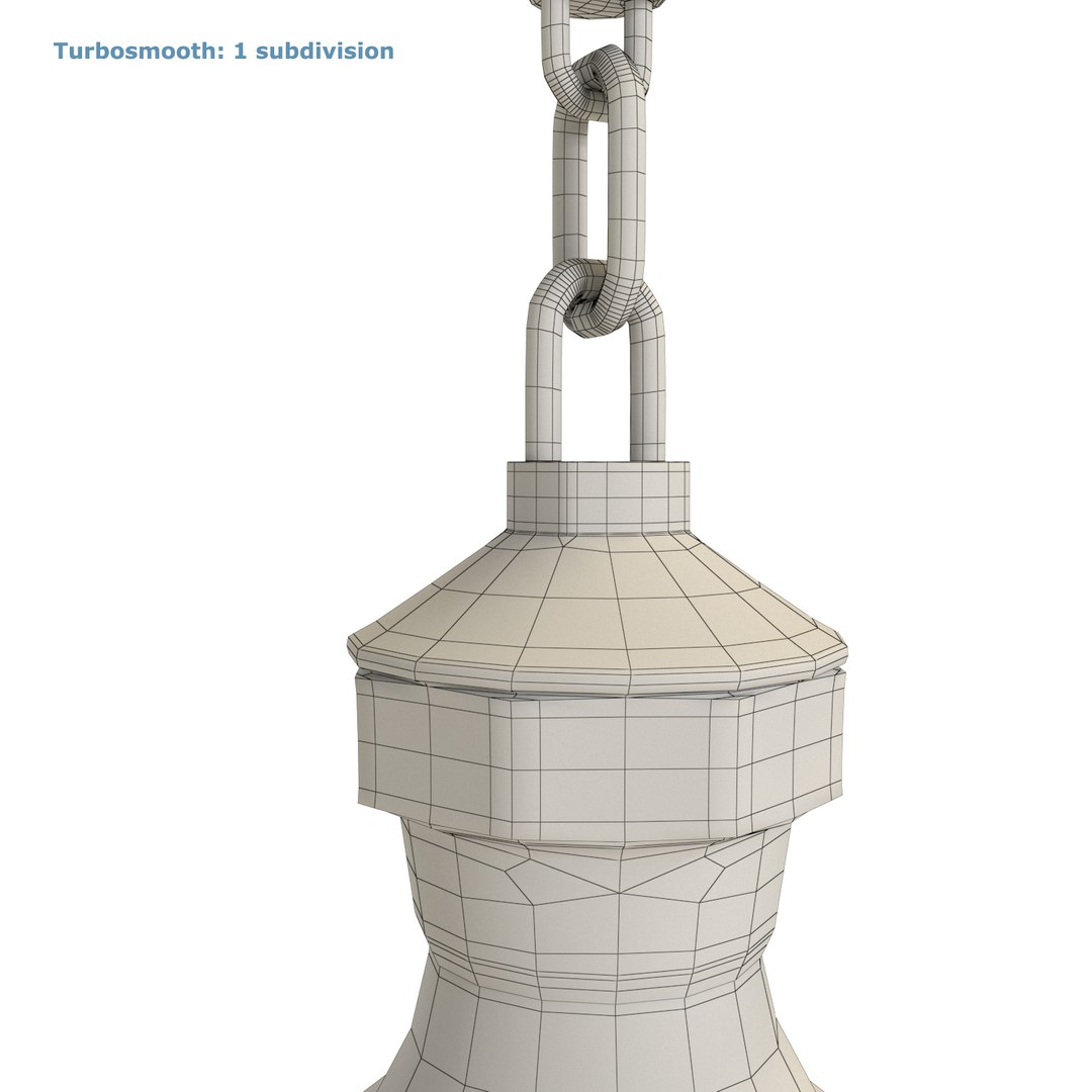 3D hanging industrial lamp model - TurboSquid 1406850