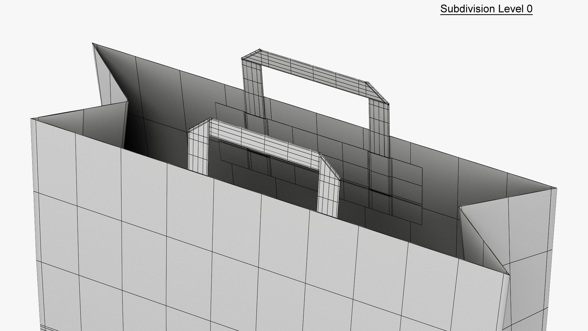 Paper bag 3D model - TurboSquid 1659589