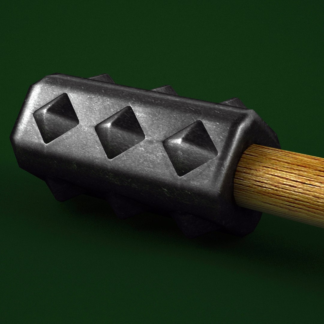 medieval maces v2 3d 3ds