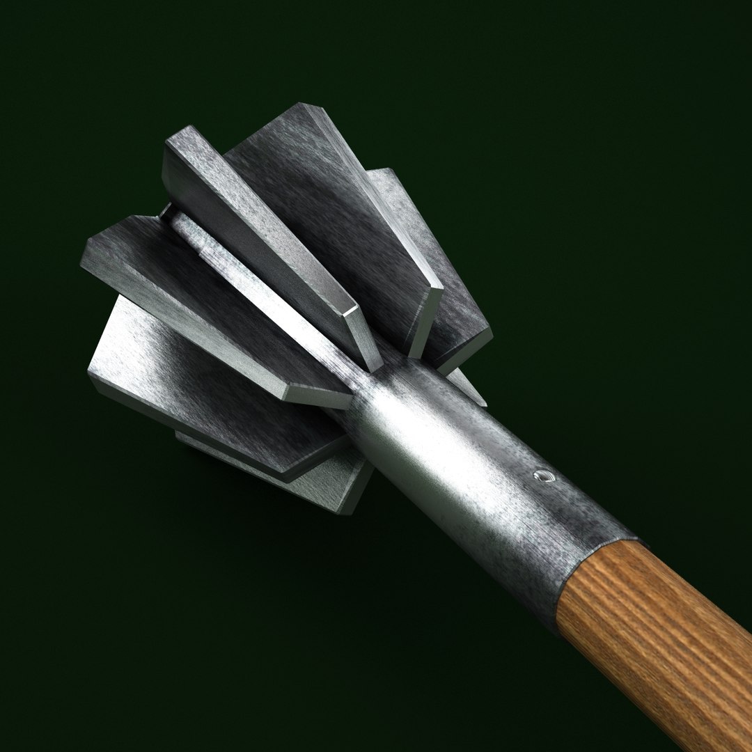 medieval maces v2 3d 3ds