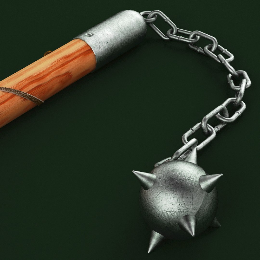 medieval maces v2 3d 3ds