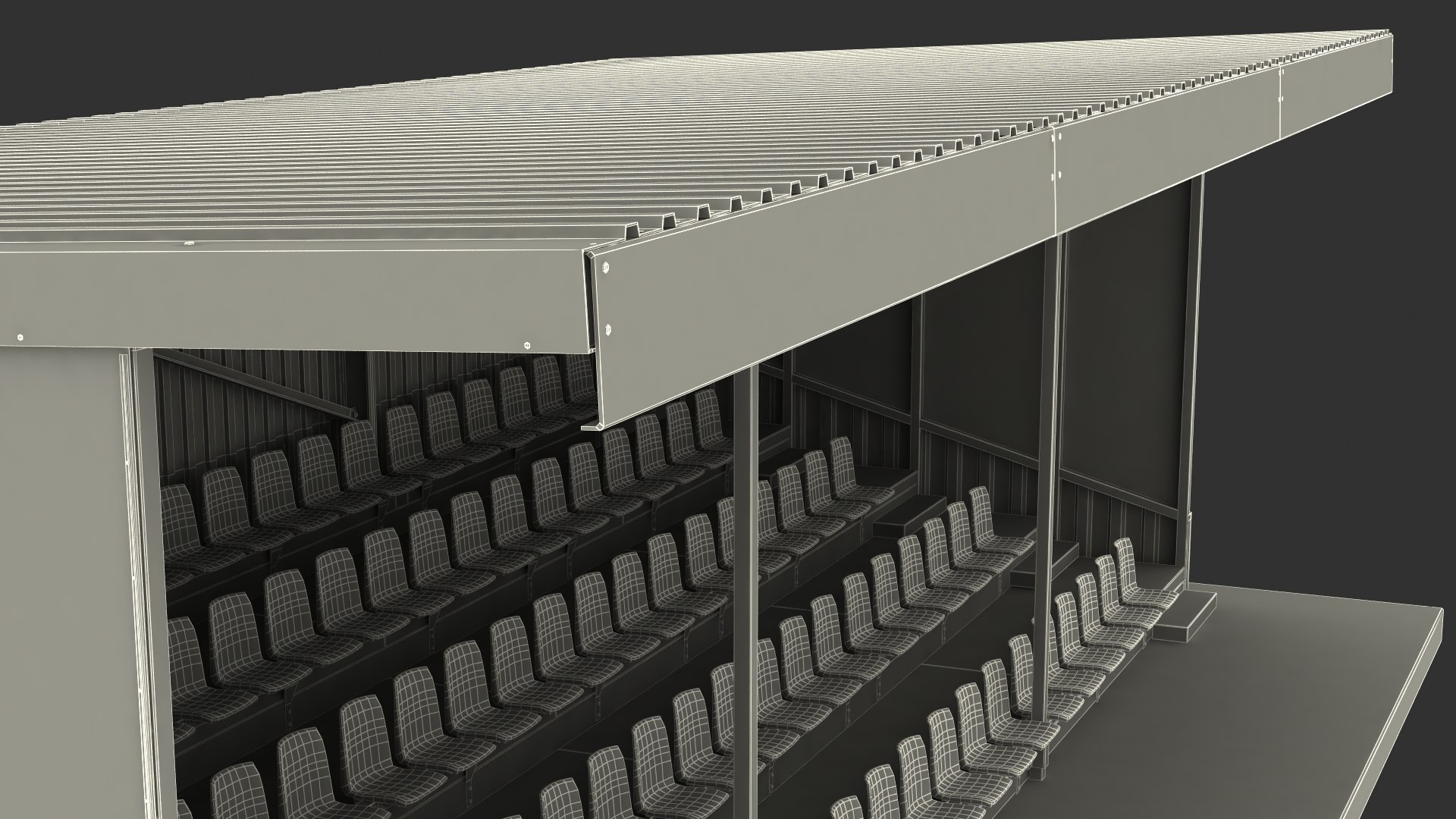 Covered Stands 3D Model - TurboSquid 2302642