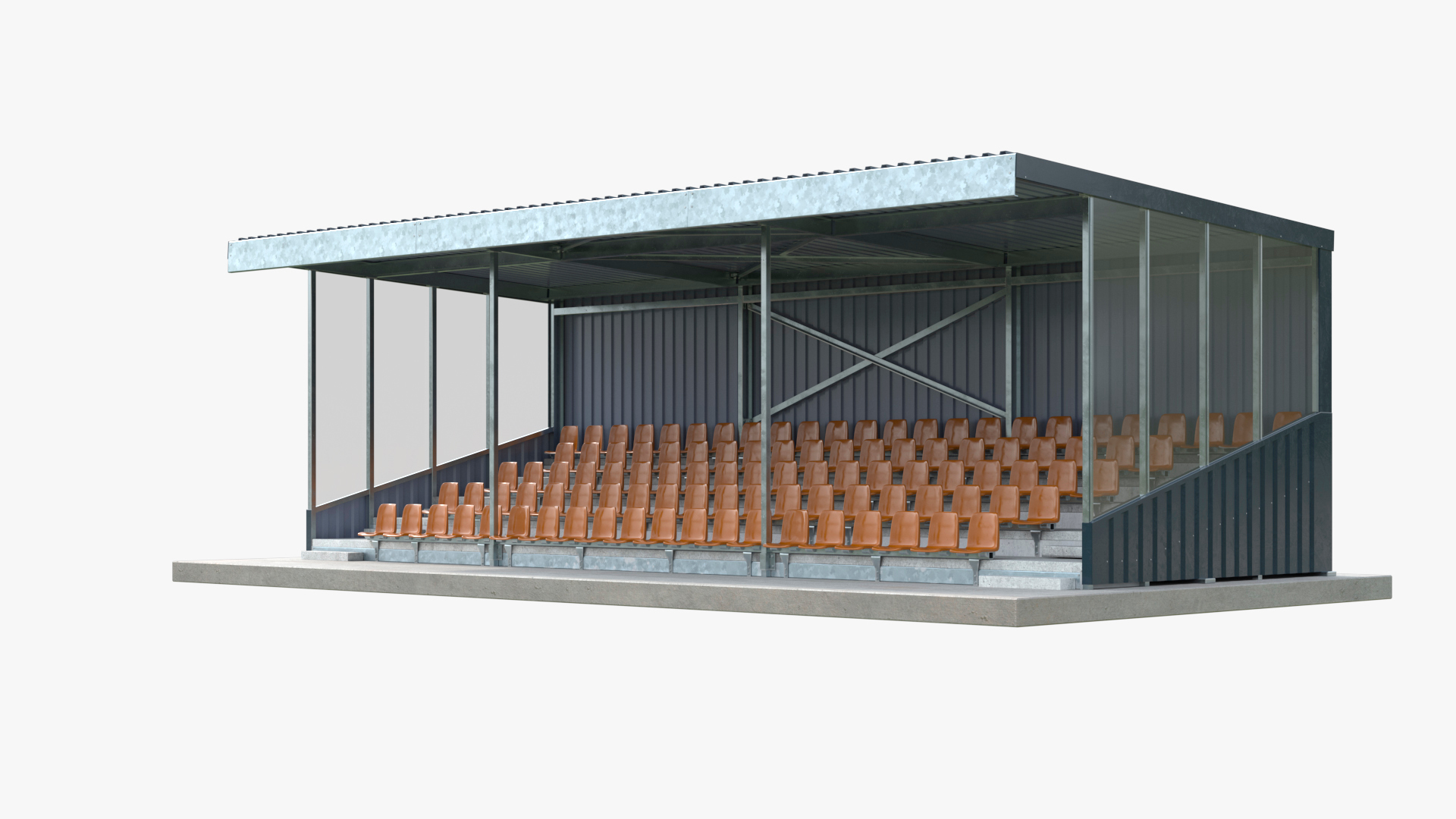 Covered Stands 3D Model - TurboSquid 2302642
