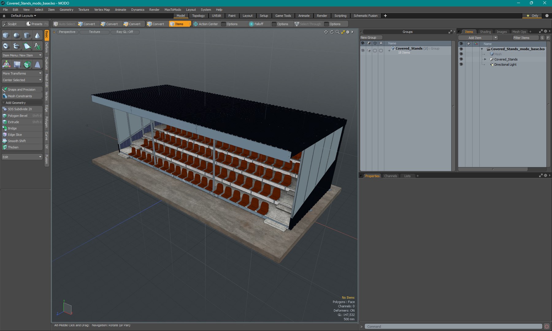Covered Stands 3D Model - TurboSquid 2302642