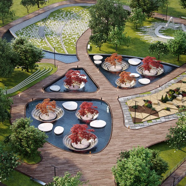 Park 3D Models for Download | TurboSquid