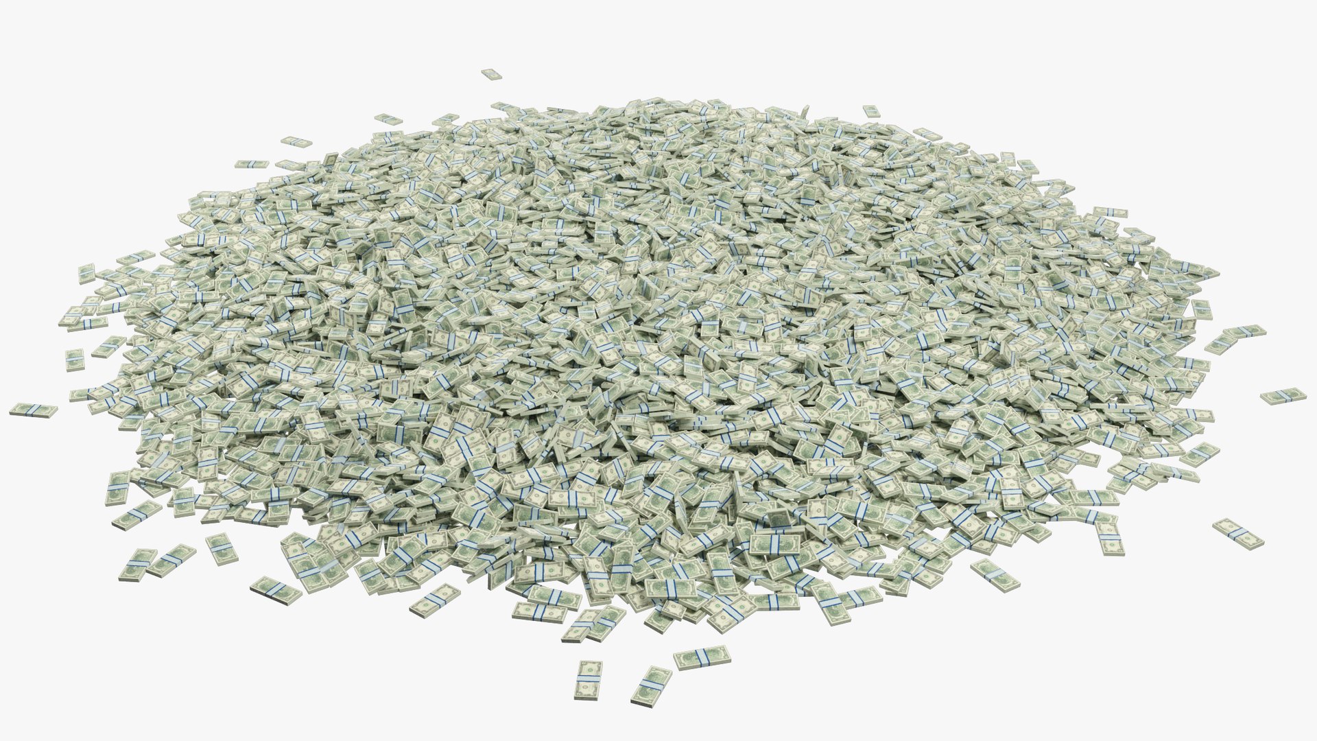 Pile Of Stacks Of Two Dollar Bills V1 3D Model - TurboSquid 2023177