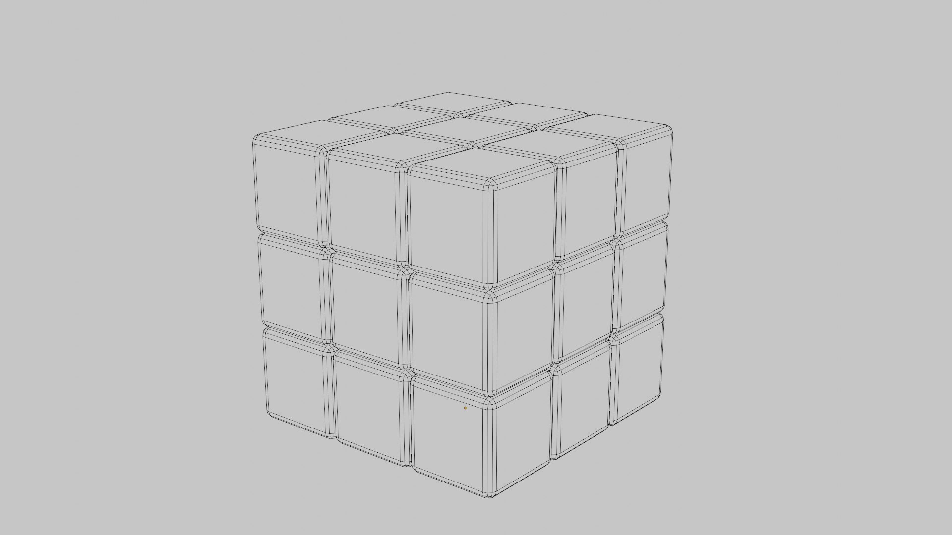 Rubiks Cube 3x3 3D model - TurboSquid 2015133
