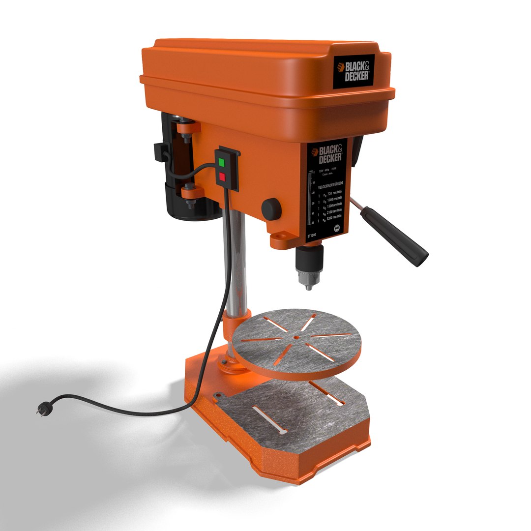 Drill Press 3d Model